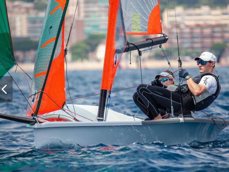 Clementine and Nathan Van Steenberge - 2022 29er Worlds