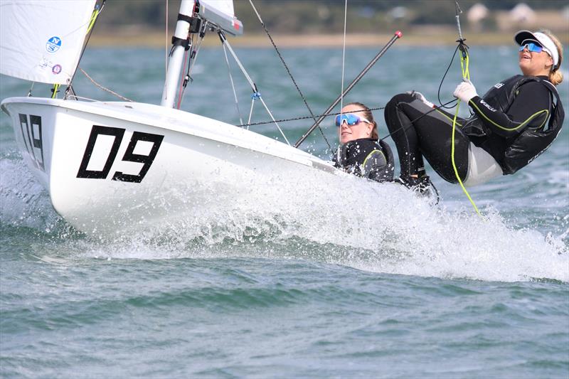420 British Nationals at Lymington: Megan Farrer and Ellie Rush, female ...