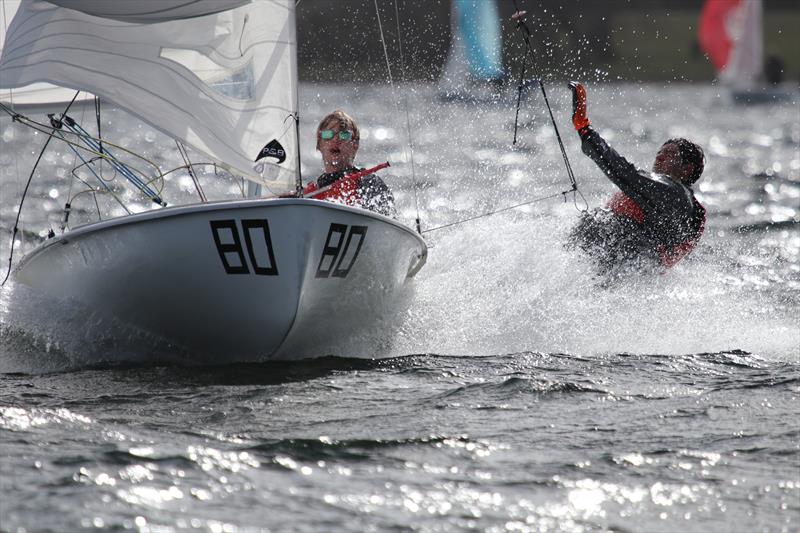 Adam Aziz and Ben Sherry during the British 420 Inlands at Rutland