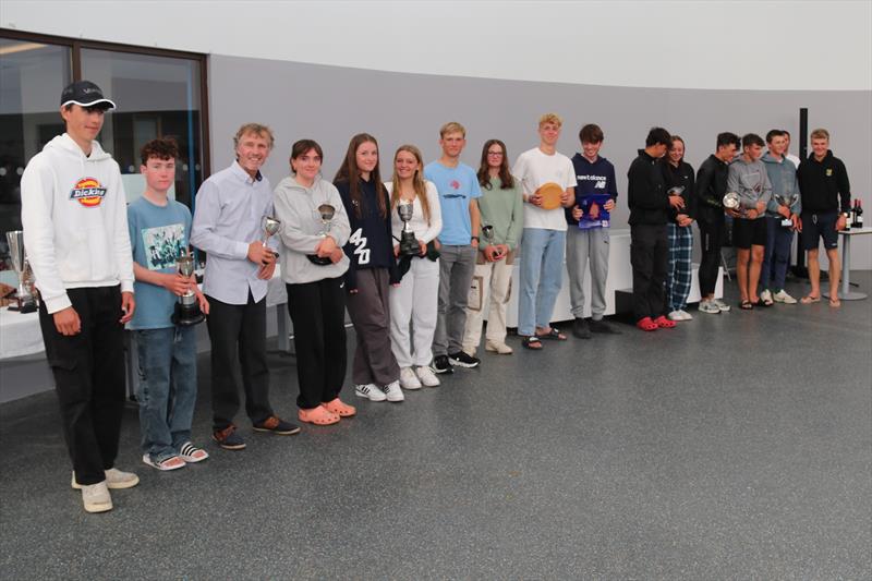 Prize winners in the Vaikobi British International 420 Class Nationals ...
