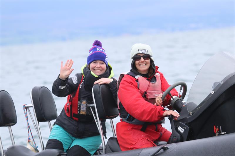 Volunteers during the Vaikobi British International 420 Class Nationals ...