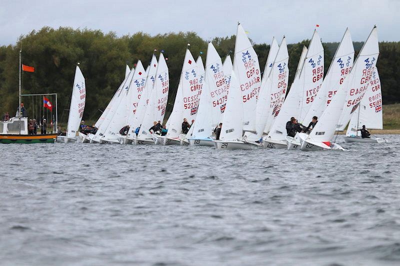 Start line at the 420 class GP4 at Rutland