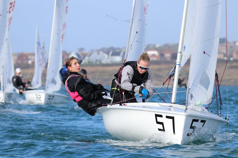 Top female team, Noa Moskovitch and Gabs Burlton, in the 420 Winter ...