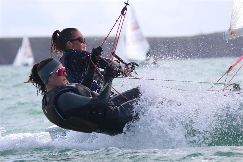 Brayshay & Greenfield during the 420 British Nationals at Dale Yacht Club