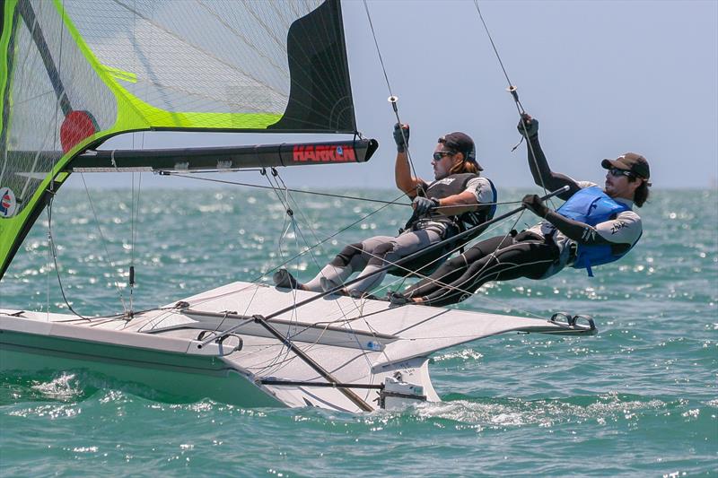 Logan Beck and Oscar Gunn - Day 1, Oceanbridge NZL Sailing Regatta ...