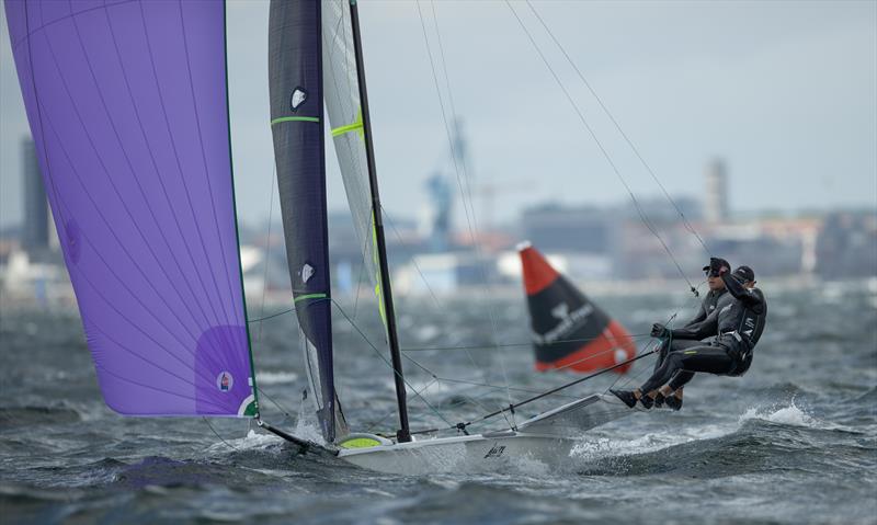 49er - Day 5 - European Championships - Aarhus, Denmark - July 2022
