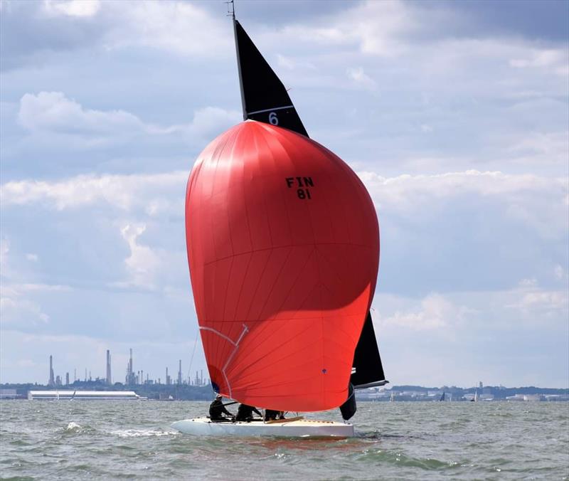Six Metres training in the Solent for the 2023 Six Metre World Championship