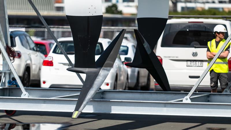 Matched wWing foils - Emirates Team NZ's AC40 One Design - Inner ...