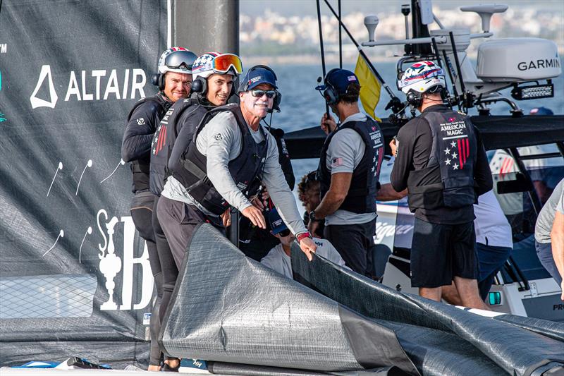A happy and winning American Magic - Race Day 3 - AC40 - America's Cup ...
