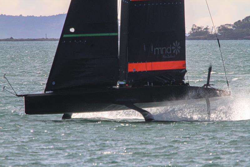 Emirates Team NZ's Test boat - Te Kahu - Waitemata Harbour, June 2020