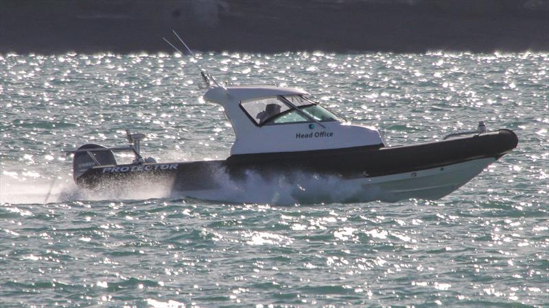 Emirates Team NZ's Test boat - Te Kahu - Waitemata Harbour, June 2020