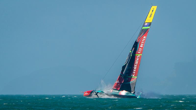 Emirates Team New Zealand - AC75 - Hauraki Gulf - April 19, 2023