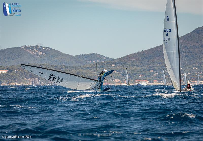 A-Cat Worlds at Toulon, France Day 6 - Maybe the moment Mischa ...