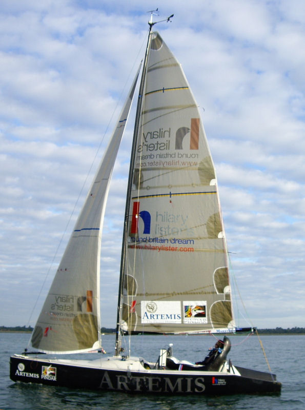 Preparations for Hilary Lister's Round Britain sail are now well underway
