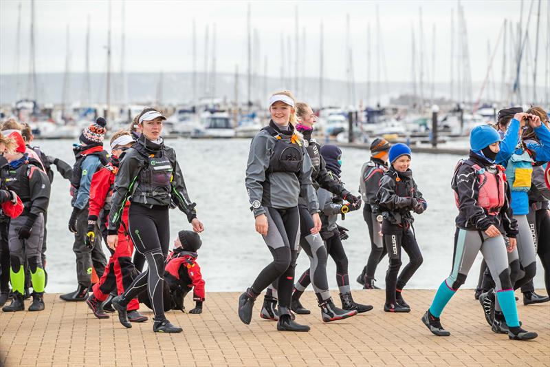 Cadet sailors in Weymouth