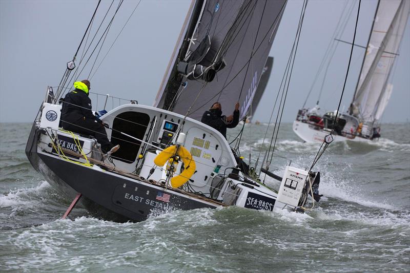 Class 40 racing action at the Atlantic Cup
