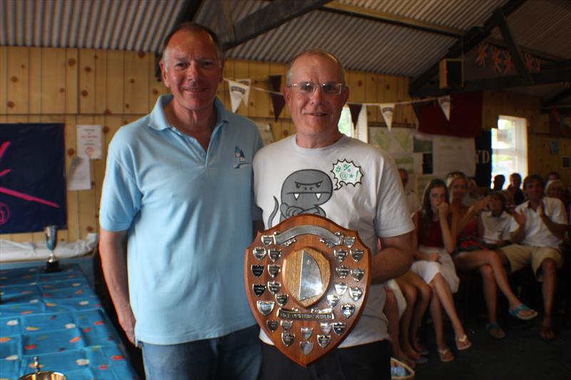 2013 Sprint 15 Champion Stuart Snell with the Nick Dewhirst Shield ...