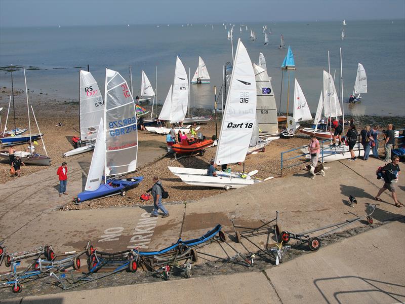 Launching at the Round Sheppey Race