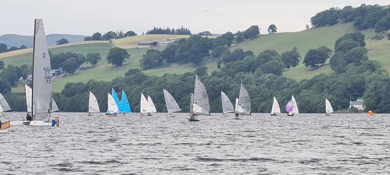 Border Counties Midweek Sailing: Bala (Llyn Tegid) Event 4 what a turnout