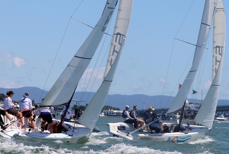 Susannah Pyatt (NZL) v Allison Blecher (USA) - NZ Womens Match Racing ...