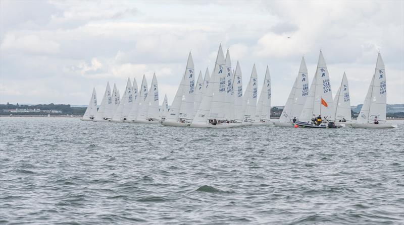 2022 International Etchells Class Pre-Worlds at Cowes day 1