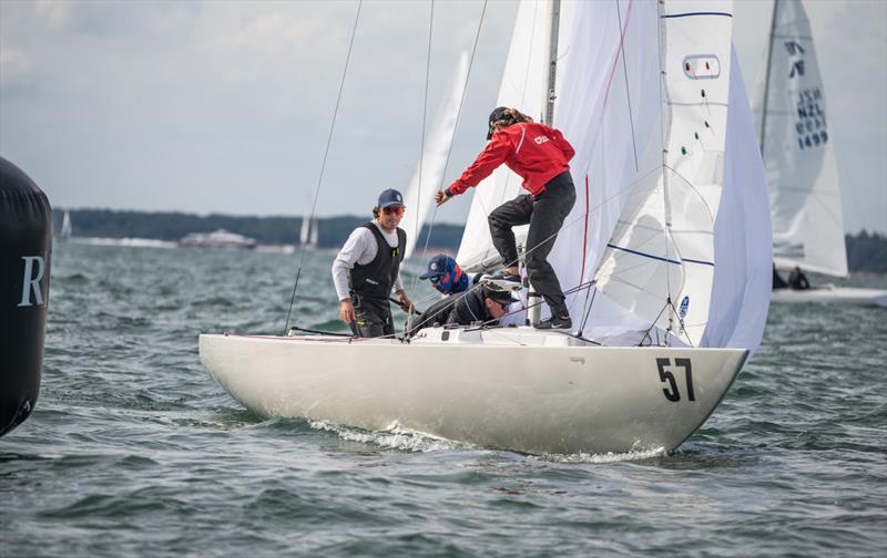 Angus Galloway's Currigee - 2022 International Etchells Worlds day 3