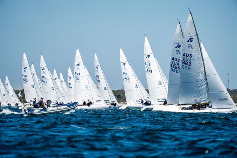 the 2024 Bill Steele Regatta in Fremantle Day 1