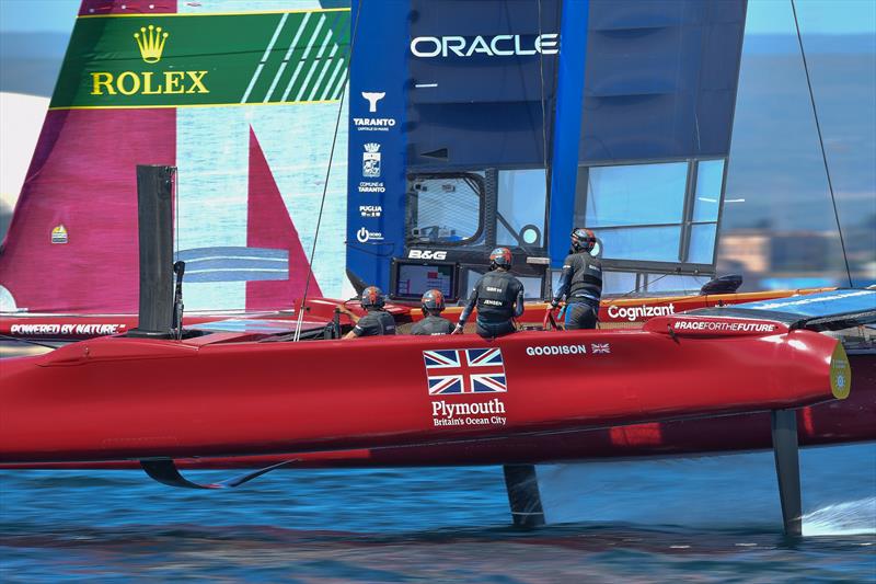 Practice session ahead of Italy SailGP, Event 2, Season 2 in Taranto, Italy