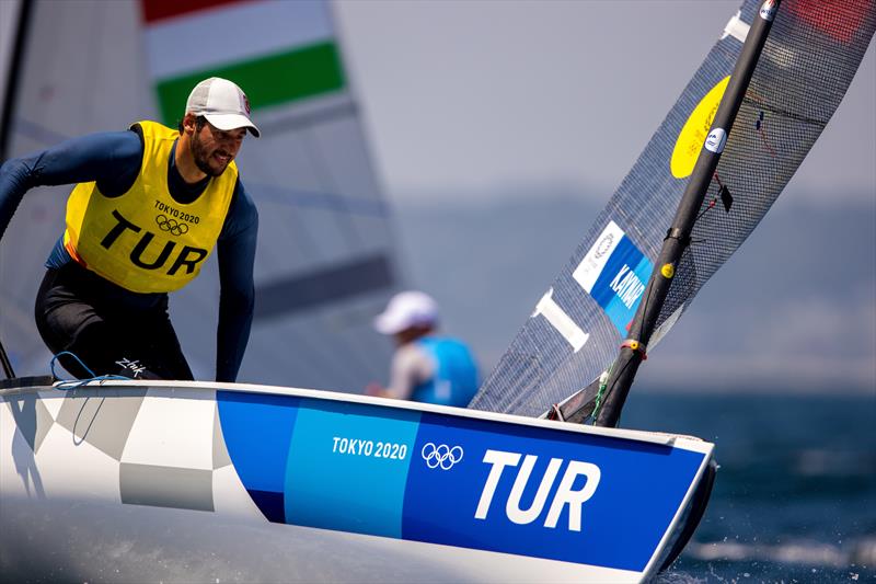 Alican Kaynar (TUR) on Tokyo 2020 Olympic Sailing Competition Day 4