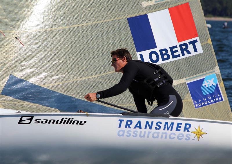Jonathan Lobert on day 2 of the 2013 Finn Gold Cup