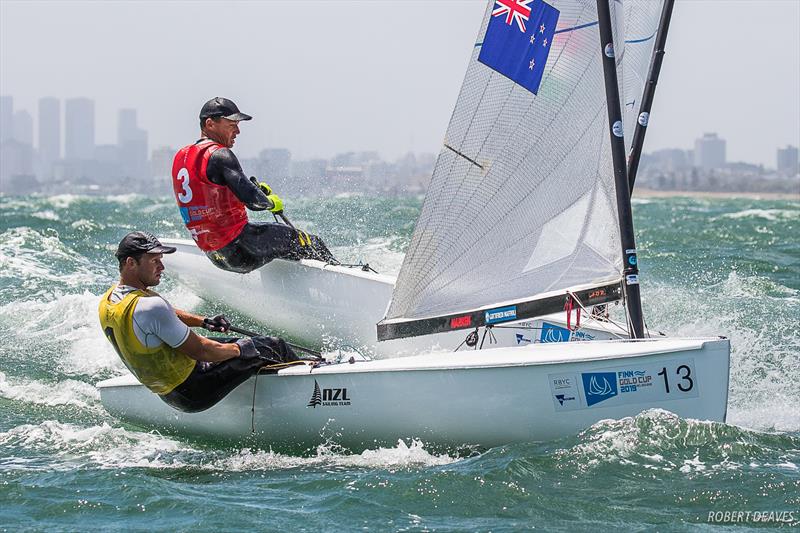Josh Junior (NZL) - Day 6 - Finn Gold Cup, Melbourne - Royal Brighton ...