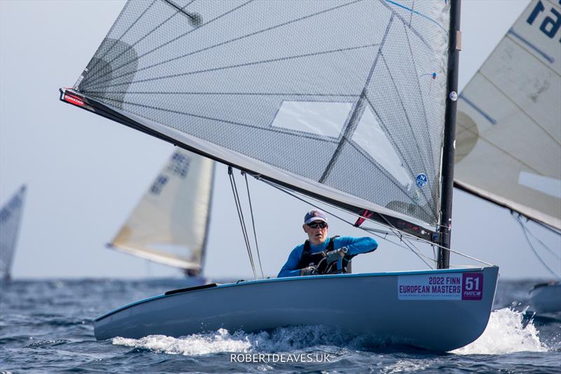 Lawrence Crispin. GBR at the Open Finn European Masters