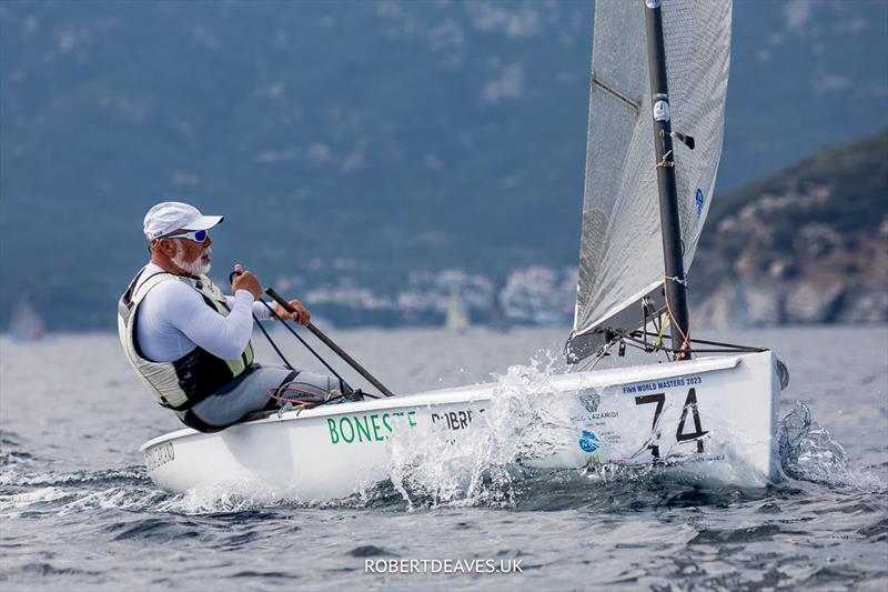 Boguslaw Nowakowski - Day 2 of the 2023 Finn World Masters in Greece