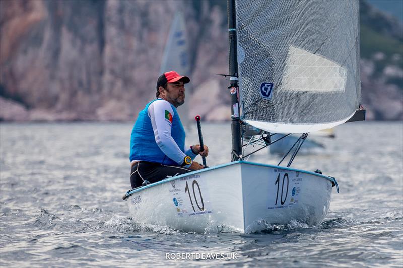 Filipe Silva - Day 2 of the 2023 Finn World Masters in Greece
