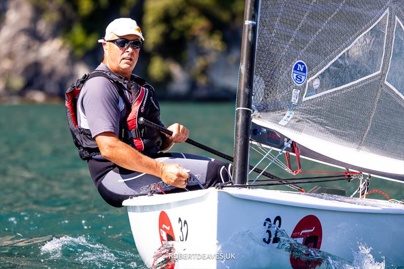 Martin Hughes, GBR - Finn European Masters at Campione del Garda