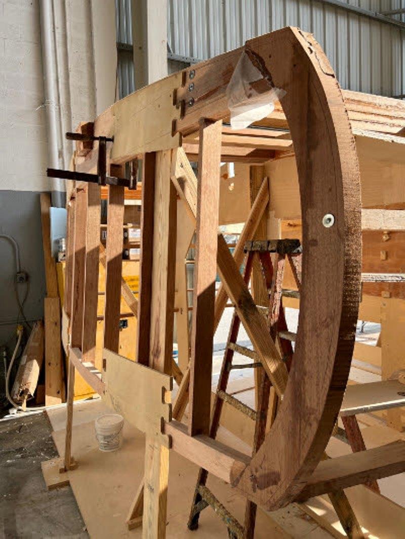 Hull #10 - Transom frame