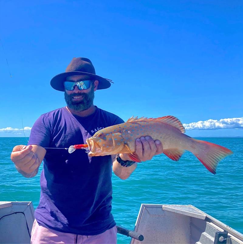 Trout for dinner again for Luke