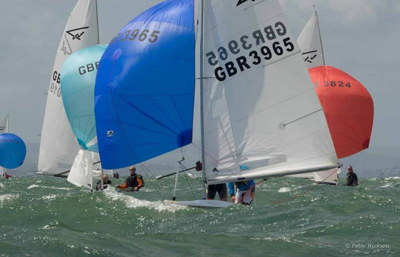 Flying Fifteen racing in Hayling Bay