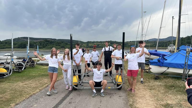 The Solway Yacht Club Cadets and friends, the Saturday Shore fforce ...