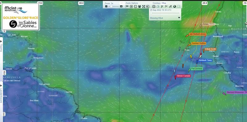 The Inter-Tropical Convergence Zone with light winds and squalls, or ...