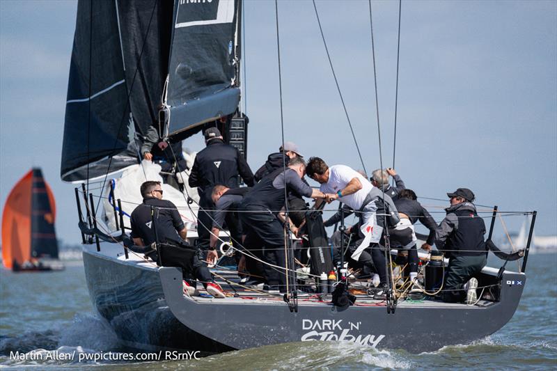 Ian Atkins' GP42 Dark 'N' Stormy - Royal Southern North Sails May ...
