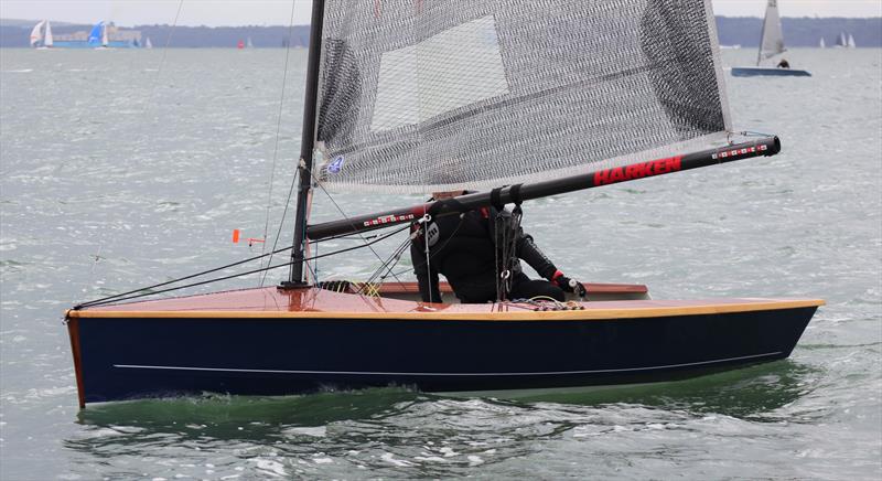 Jules Hines and his Hadron H1 during the Hadron H2 Solent Trophy at Warsash