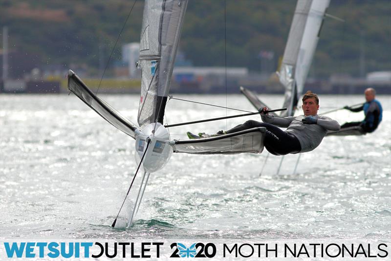 Rhos Hawes on day 5 of the Wetsuit Outlet UK Moth Nationals
