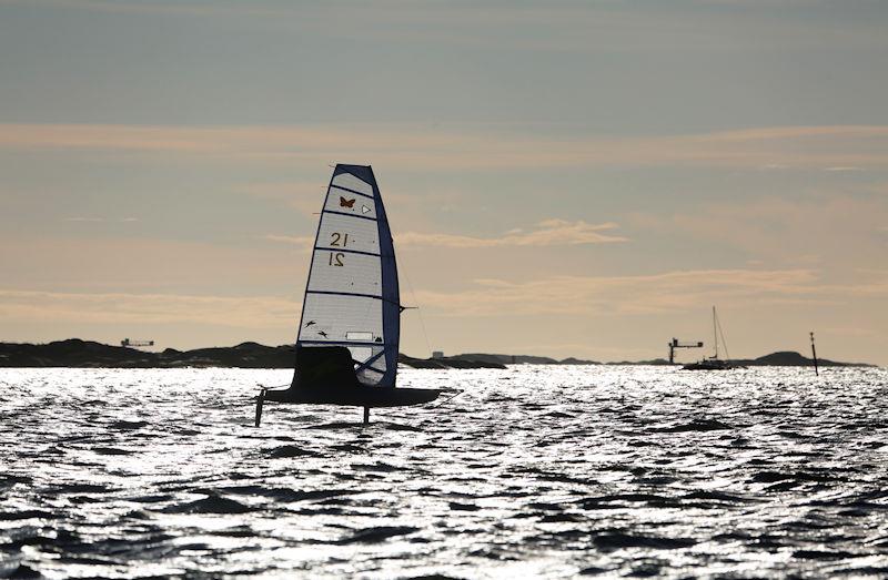 Doyle Sails Swedish Moth Nationals Exhibition Racing