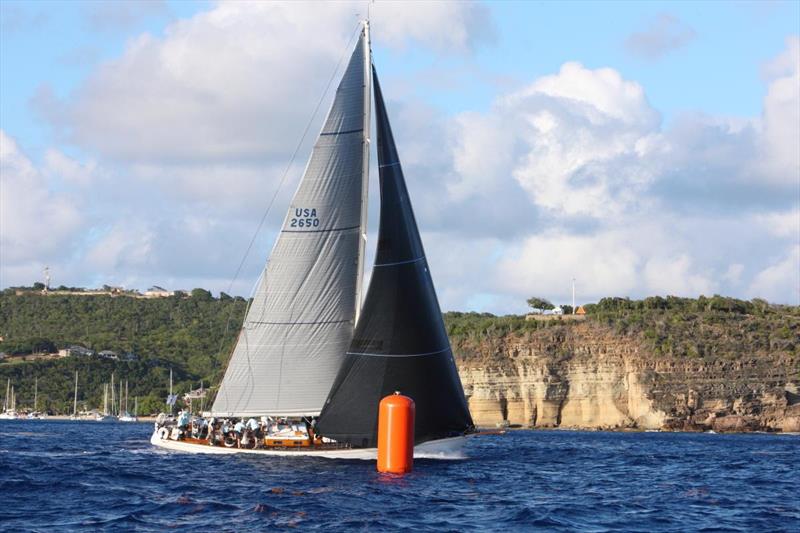 The beautiful classic Hound crosses the finish line in Antigua - RORC ...