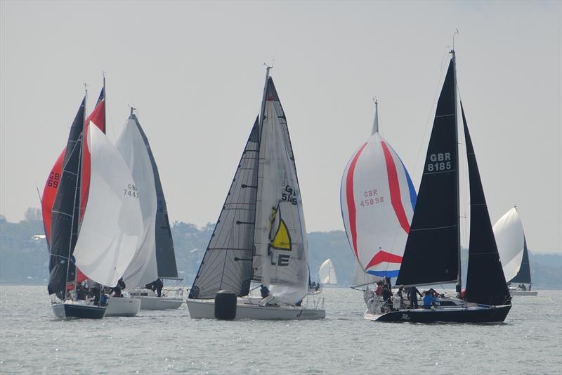 Quokka leads IRC 3 during the Warsash Spring Championships Second Weekend