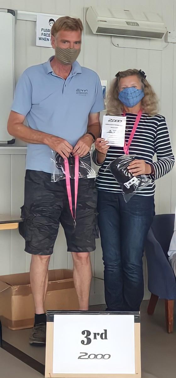 Chris & Gill Jordan finish 3rd in the West Country Boat Repairs 2000 ...