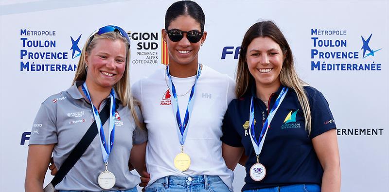 Sarah Douglas from Toronto (ABYC) won the gold medal in ILCA 6 at the ...