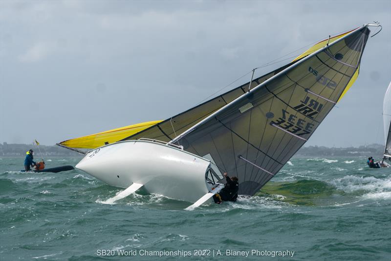 2022 SB20 Worlds at Dun Loughaire day 3