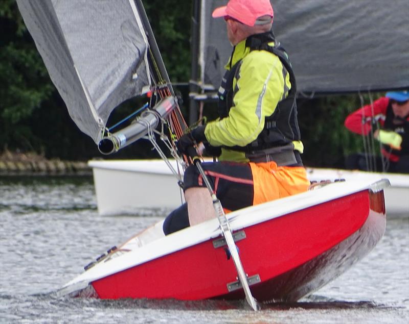 Jason Gallagher heads upwind during the Sutton-in-Ashfield Lightning ...